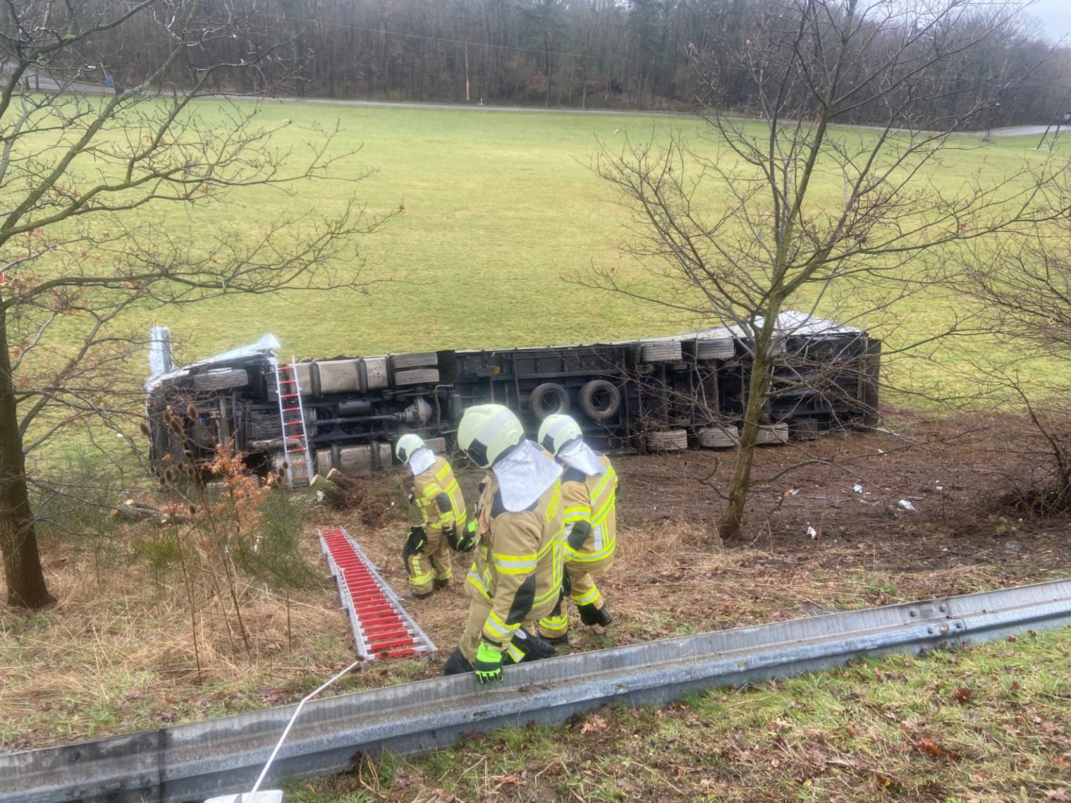 Update: LKW-Unfall auf A14 bei Grimma | Medienportal Grimma
