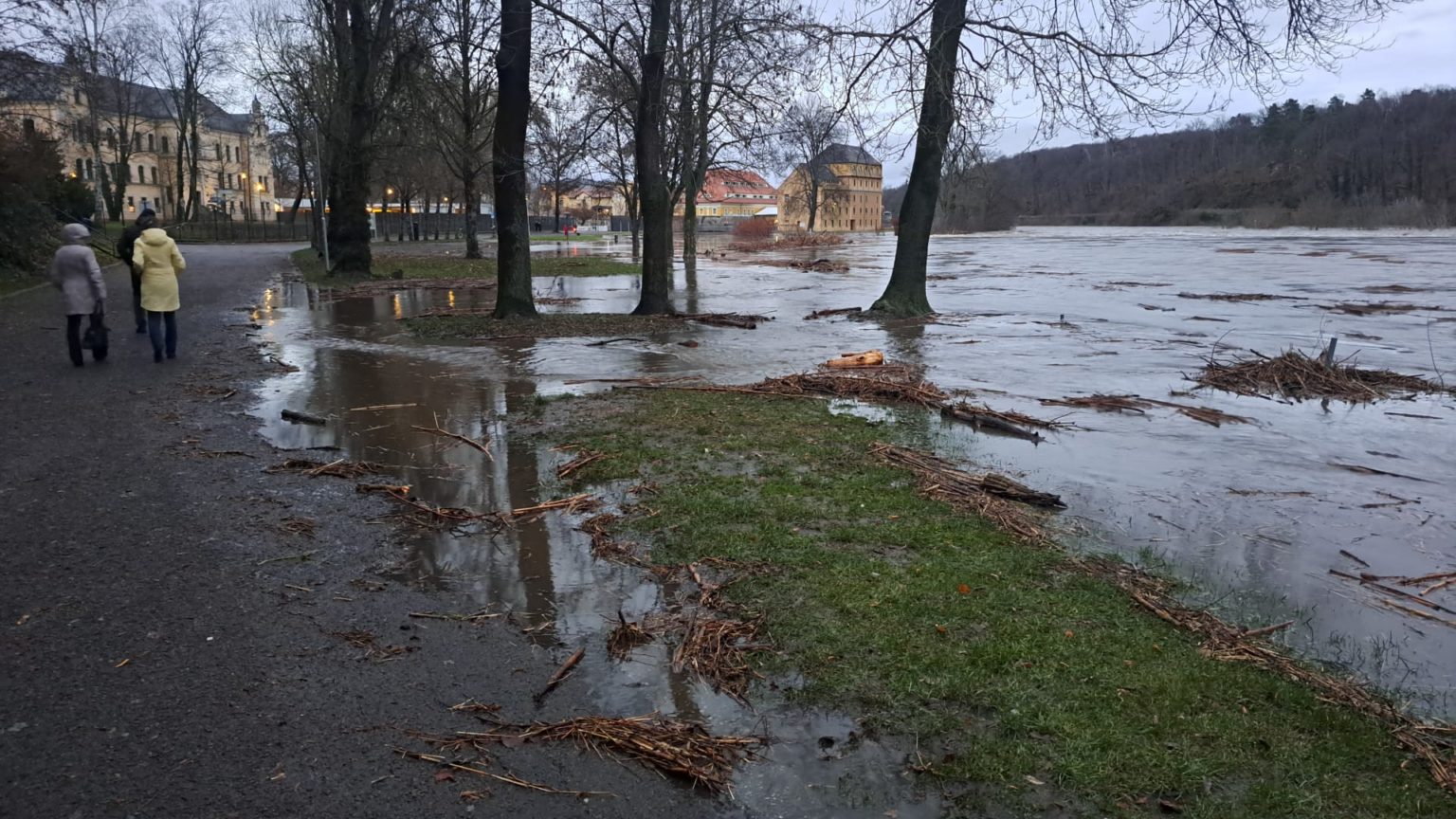 (Ticker) Hochwasser-Entwicklung Mulde | Medienportal Grimma