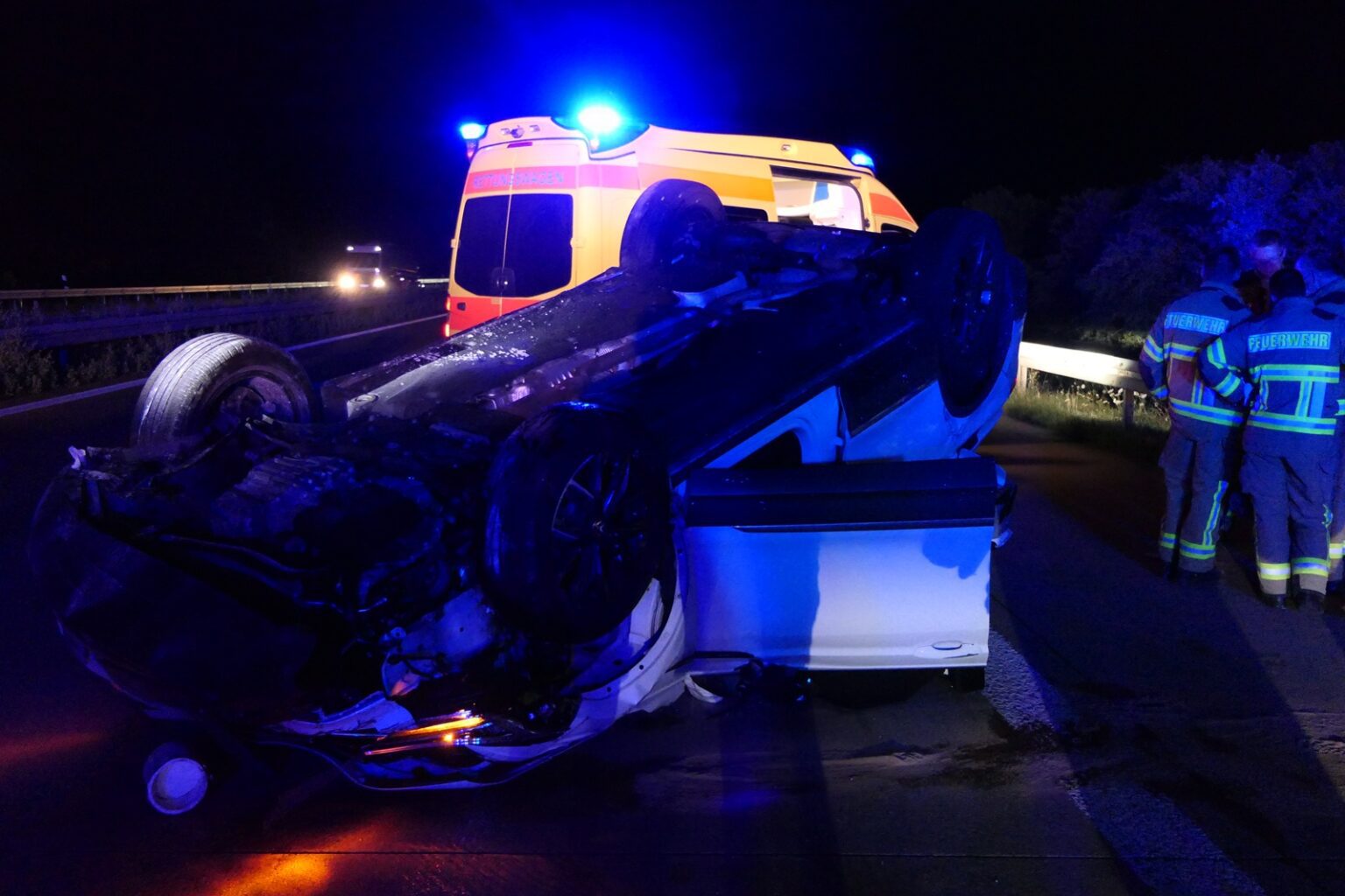 Schwerer Verkehrsunfall: A14 zwischen Grimma und Mutzschen zeitweise gesperrt | Medienportal Grimma